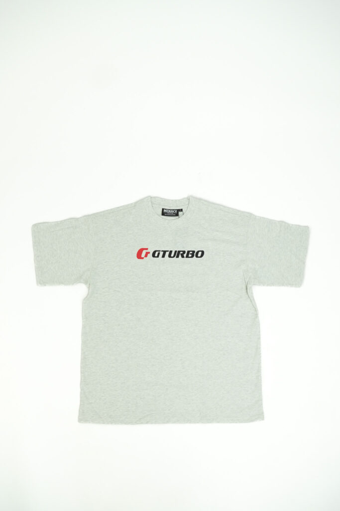 Menace x GTurbo T-Shirt - Grey & Black - GTurbo